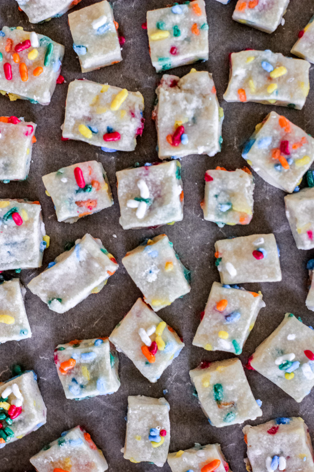 Funfetti Shortbread Bites - Lolo Home Kitchen