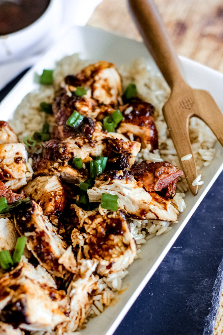 Instant Pot Honey Garlic Chicken - Lolo Home Kitchen