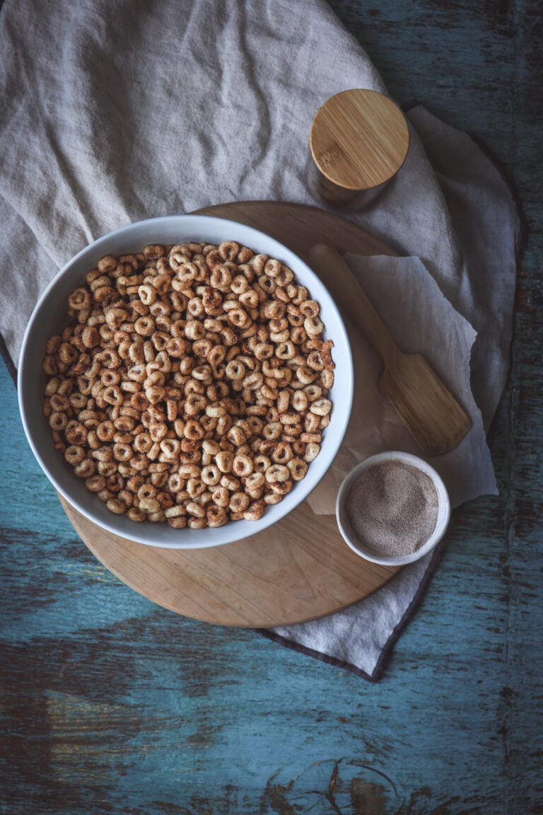 Cinnamon Buttered Cheerios Snack Mix - Lolo Home Kitchen