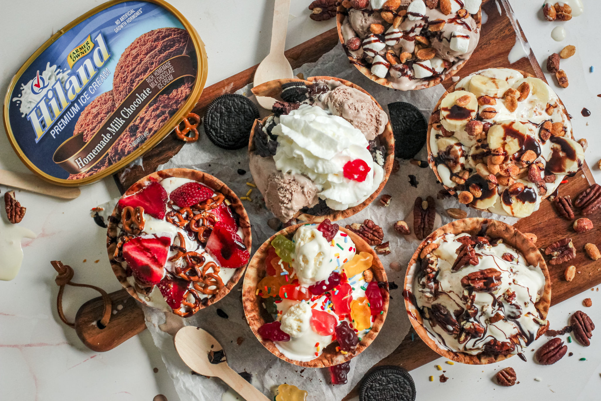 Ice Cream Sundae Bar - Lolo Home Kitchen