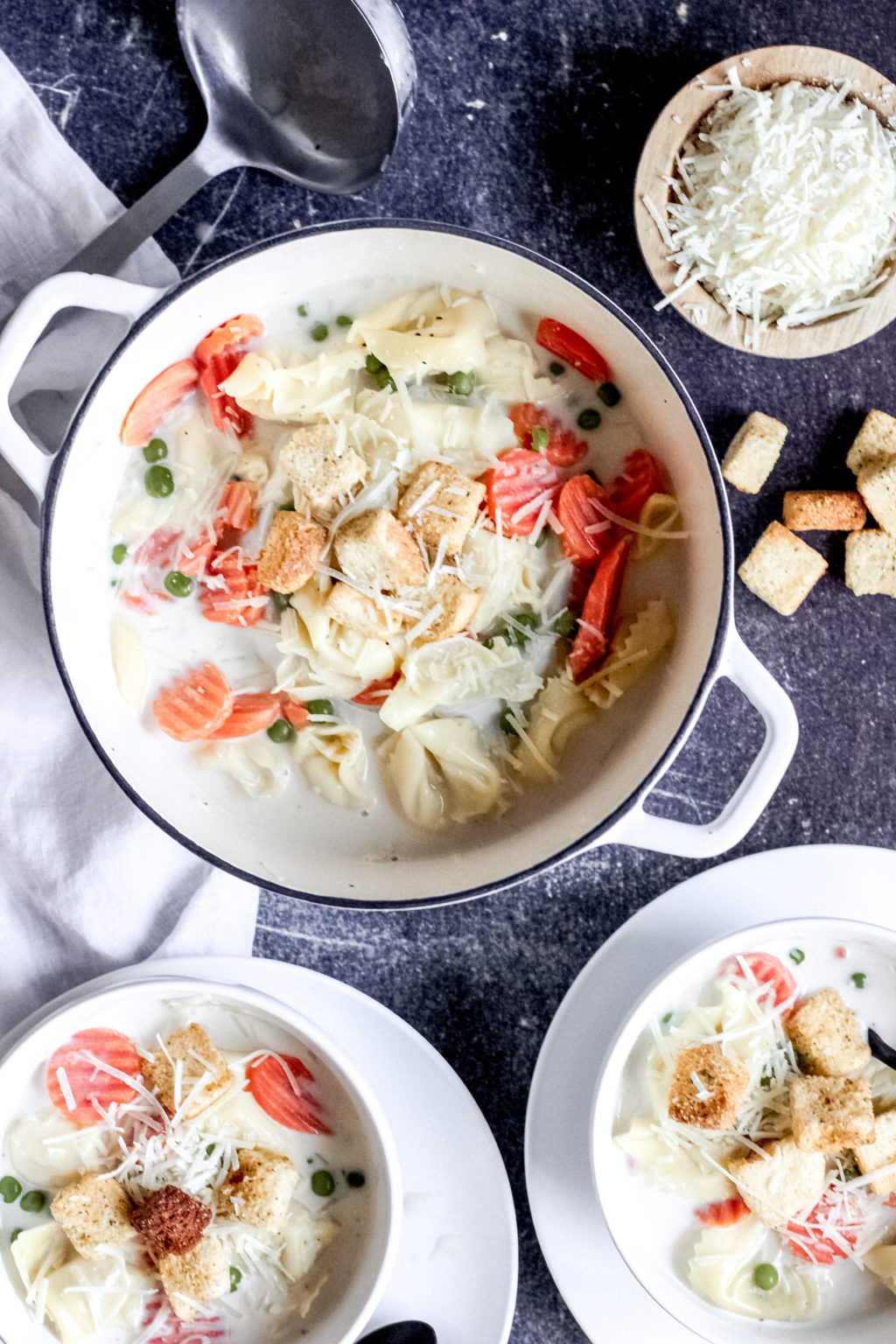 Vegetable Tortellini Soup - Lolo Home Kitchen