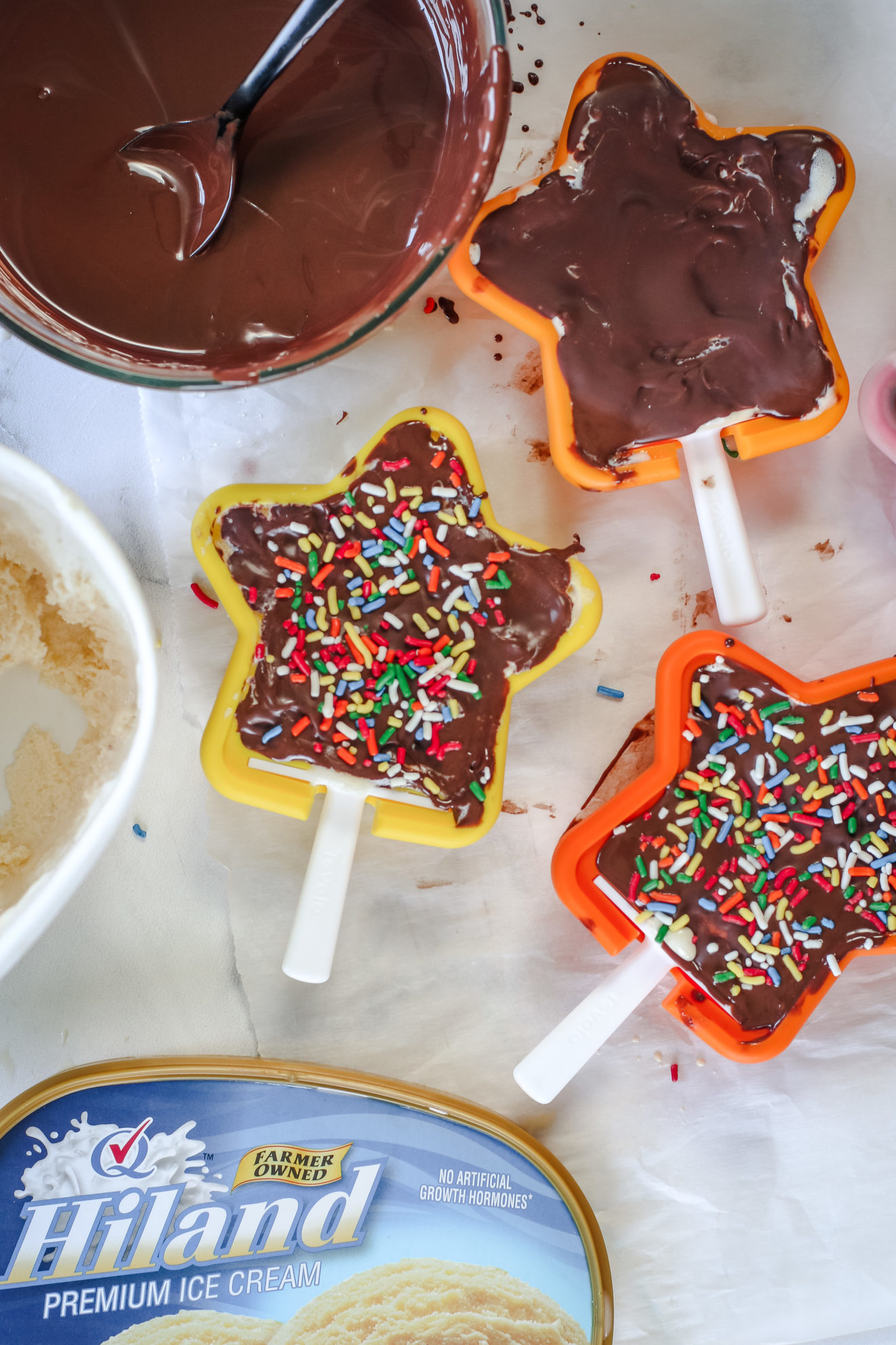 Ice Cream Popsicles - Lolo Home Kitchen