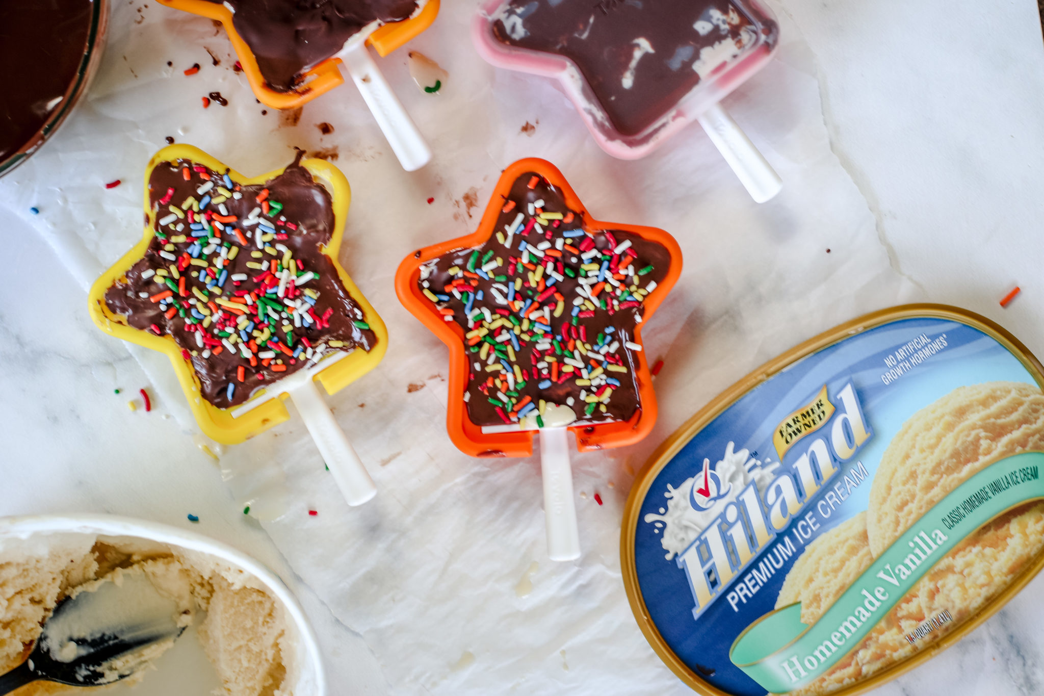 Ice Cream Popsicles - Lolo Home Kitchen