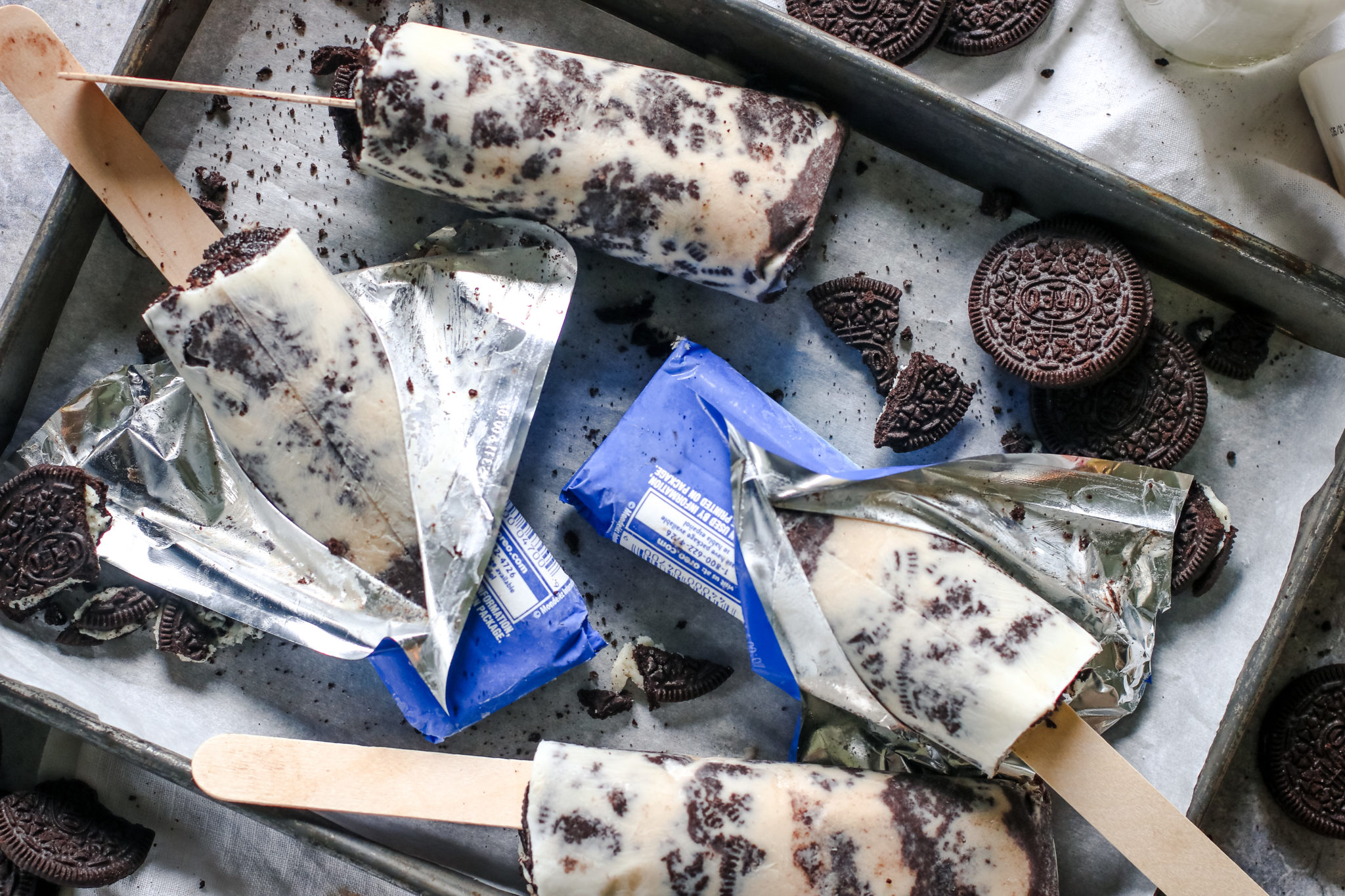 Oreo Popsicles - Lolo Home Kitchen