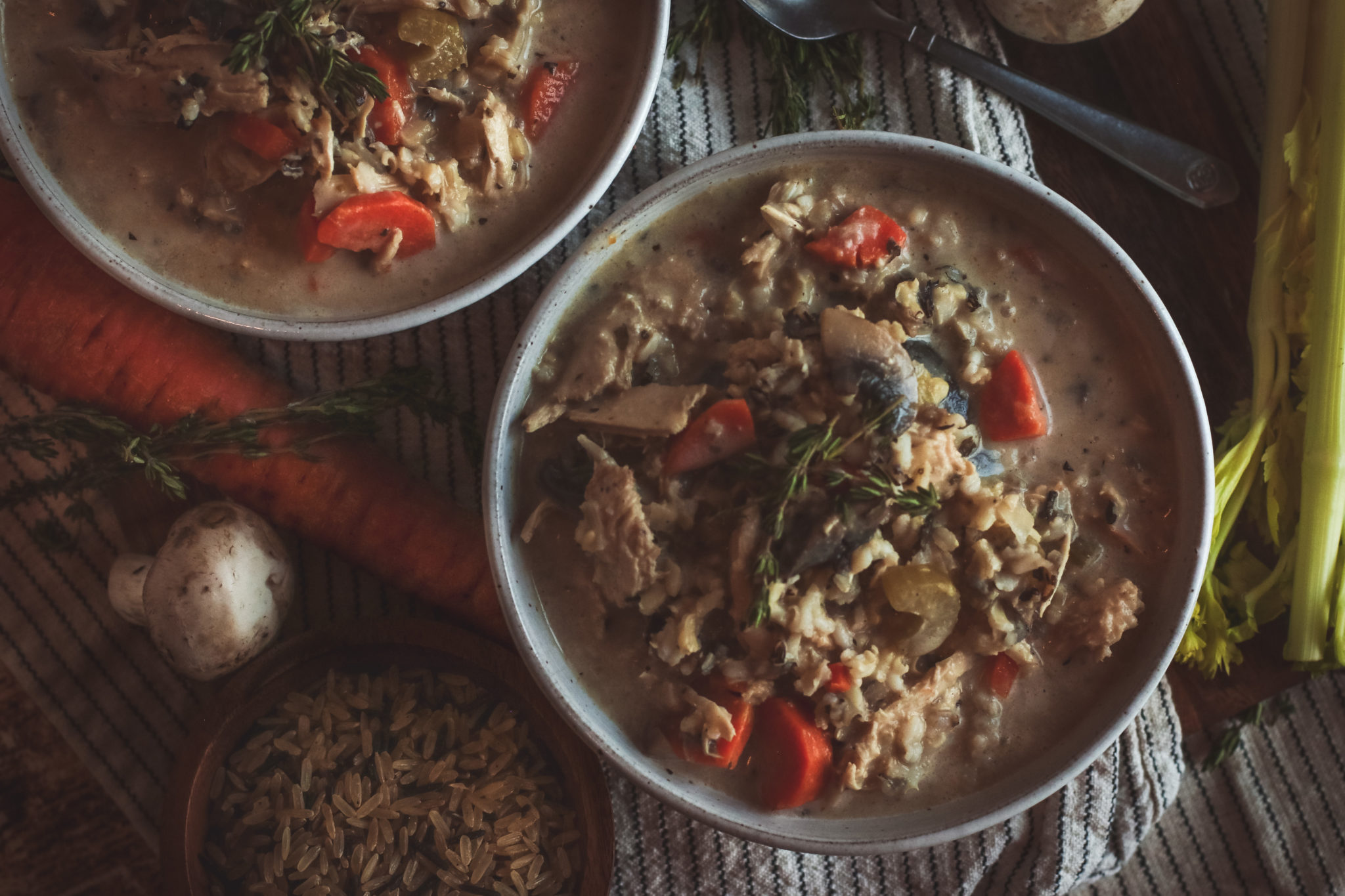 Creamy Turkey Soup - Lolo Home Kitchen