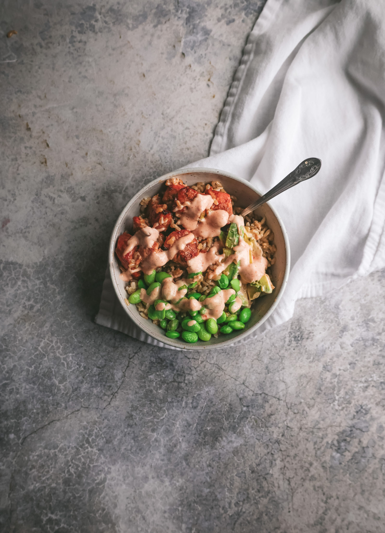 Air Fryer Salmon and Rice Bowl - Lolo Home Kitchen