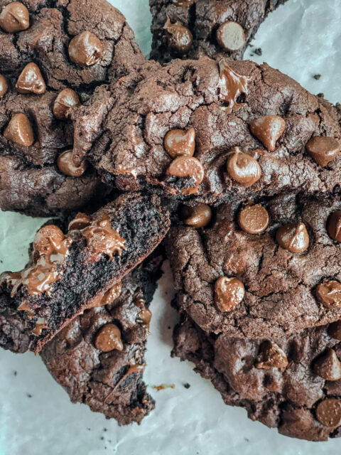 Double Chocolate Cookies - Lolo Home Kitchen