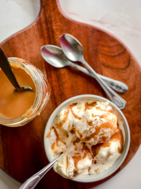 Peanut Butter Ice Cream Topping - Lolo Home Kitchen