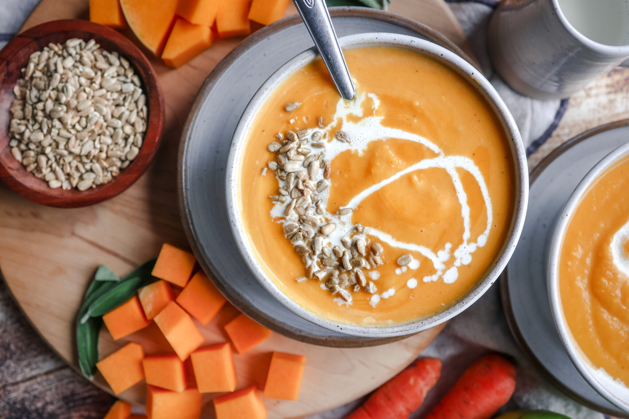 Creamy Butternut Squash Soup - Lolo Home Kitchen