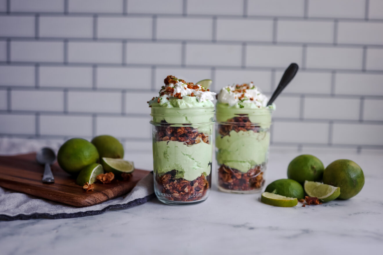 Key Lime Pie Mousse Parfait - Lolo Home Kitchen