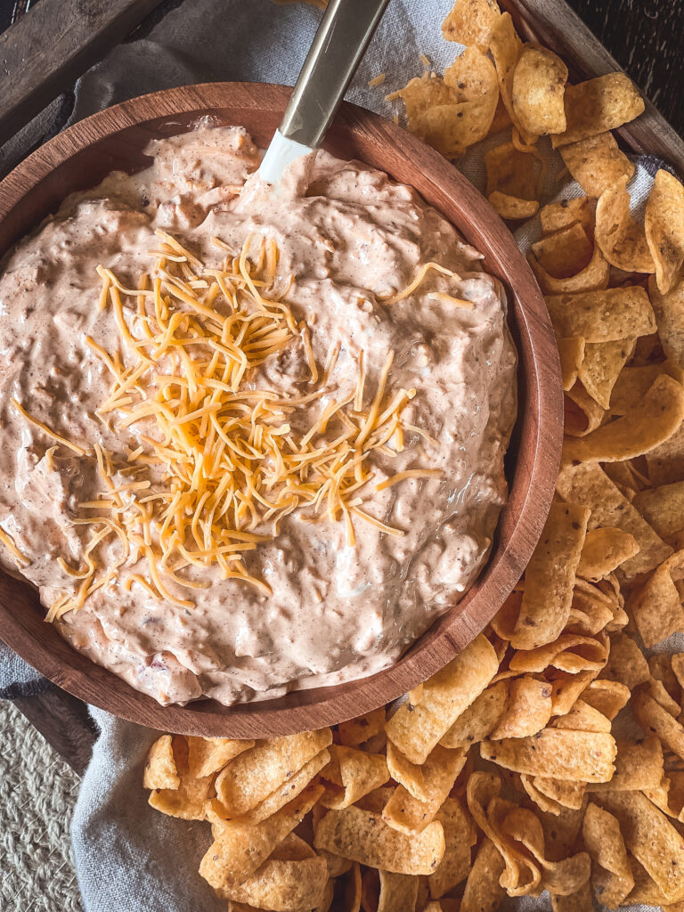 4 Ingredient Taco Dip (Boat Dip) - Lolo Home Kitchen