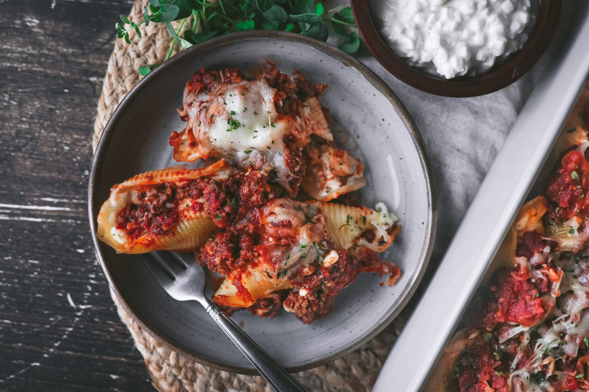 Italian Stuffed Shells - Lolo Home Kitchen